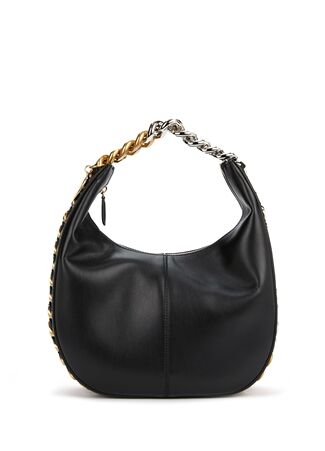 Stella McCartney Kadın Siyah Zincir Detaylı El Çantası EU