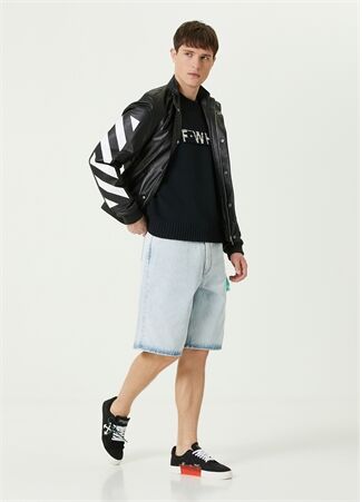 Off-white Erkek Bermuda Mavi 3 Us Off-white Erkek Bermuda Mavi 3 Us