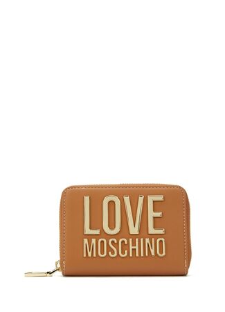 Love Moschino Kadın Camel Logolu Cüzdan Kahverengi EU