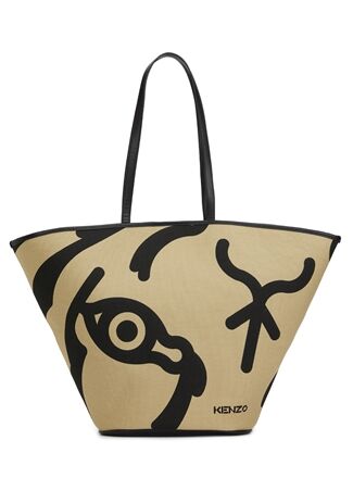 Kenzo Kadın Arc Large Bej Omuz Çantası EU