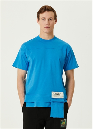 Ambush Erkek Mavi Logolu Cep Detaylı Asimetrik T-shirt S Eu Ambush Erkek Mavi Logolu Cep Detaylı Asimetrik T-shirt S Eu