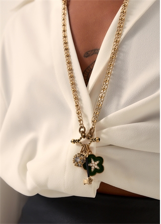 Mon Reve Kadın Galene Altın Rengi Kaplama Pirinç Kolye EU Mon Reve Kadın Galene Altın Rengi Kaplama Pirinç Kolye EU