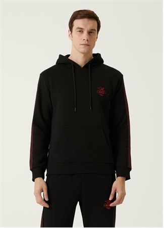 Cult of Cuddle Erkek Siyah Kapüşonlu Logo Nakışlı Sweatshirt S EU Cult of Cuddle Erkek Siyah Kapüşonlu Logo Nakışlı Sweatshirt S EU