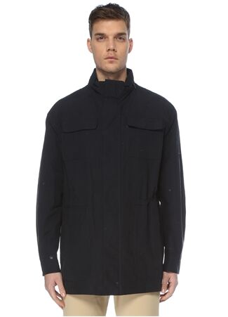 Palzileri Lab Erkek Lacivert Dik Yaka Ceket Mavi 50 IT