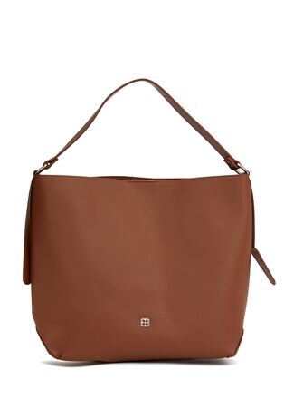 Beymen Kadın Taba Logolu Omuz Çantası Turuncu EU