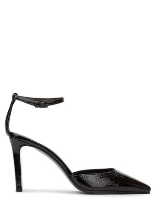 Academia Kadın Siyah Deri Stiletto 36