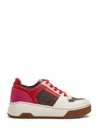 Michael Kors Kadın Kahverengi Pembe Logolu Sneaker 0 UK Michael Kors Kadın Kahverengi Pembe Logolu Sneaker 0 UK