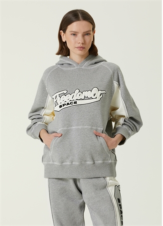 Freedom of Space Kadın Gri Kapüşonlu Sweatshirt S EU Freedom of Space Kadın Gri Kapüşonlu Sweatshirt S EU