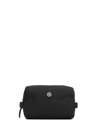Tory Burch Kadın Large Siyah Makyaj Çantası EU Tory Burch Kadın Large Siyah Makyaj Çantası EU