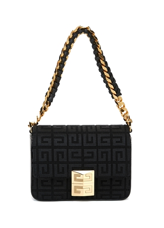 Givenchy Kadın Siyah Logo Dokulu Çanta Eu Givenchy Kadın Siyah Logo Dokulu Çanta Eu