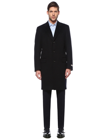 Canali Erkek Lacivert Kelebek Yaka Kaşmir Kaban 60 IT Canali Erkek Lacivert Kelebek Yaka Kaşmir Kaban 60 IT