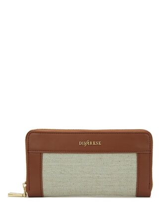 Divarese Kadın Taba Keten El Portföyü Turuncu EU