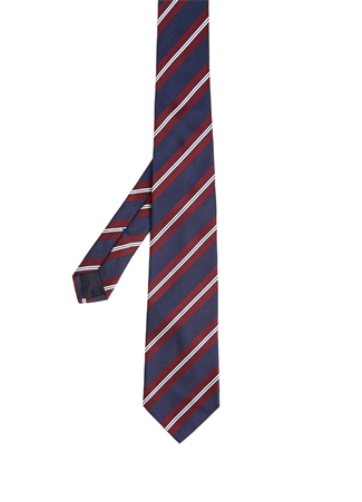 Beymen Collection Erkek Kahverengi Verev Çizgili İpek Kravat EU IT Beymen Collection Erkek Kahverengi Verev Çizgili İpek Kravat EU IT