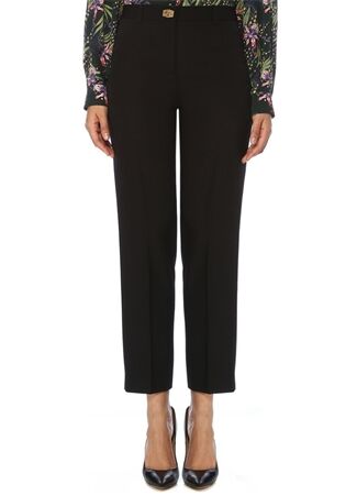 Givenchy Kadın Siyah Cigarette Yün Pantolon 38 IT
