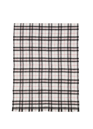 Beymen Hediye Kadın Siyah Beyaz Ekose Desenli Şal EU