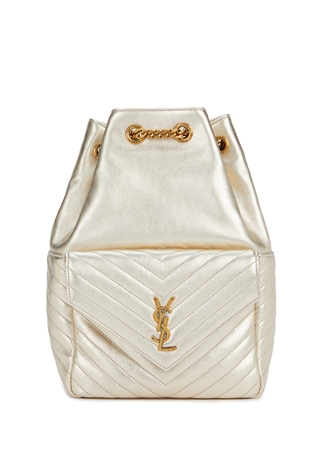 Kadın Joe Gold Kapitoneli Deri Sırt Çantası Altın Rengi EU Kadın Joe Gold Kapitoneli Deri Sırt Çantası Altın Rengi EU