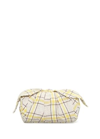 Rejina Pyo Kadın Nane Sarı Desenli El Çantası EU Rejina Pyo Kadın Nane Sarı Desenli El Çantası EU