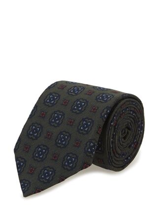 Fiorio Erkek Colorblocked Desenli İpek Kravat EU