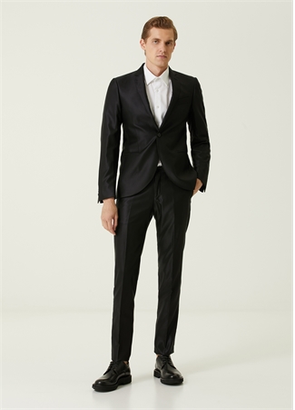 Palzileri Lab Erkek Siyah Kelebek Yaka Yün Takım Elbise 46 IT Palzileri Lab Erkek Siyah Kelebek Yaka Yün Takım Elbise 46 IT