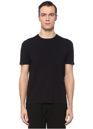 Neil Barrett Erkek Lacivert Kısa Kollu Triko M EU Neil Barrett Erkek Lacivert Kısa Kollu Triko M EU