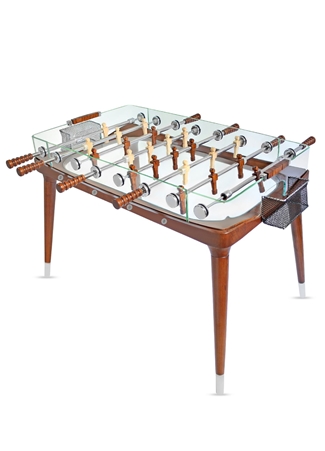 By Trio Wood Dizayn Langırt Masası Kahverengi Eu