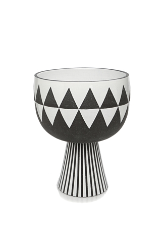 Jonathan Adler Palm Springs Siyah Beyaz Dekoratif Seramik Kase Jonathan Adler Palm Springs Siyah Beyaz Dekoratif Seramik Kase