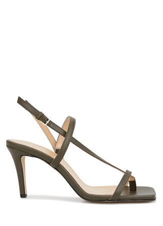 Scenario Kadın Haki Parmak Detaylı Deri Sandalet 38 Scenario Kadın Haki Parmak Detaylı Deri Sandalet 38