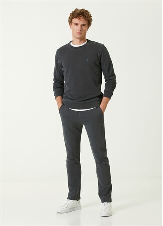 Beymen Club Erkek Antrasit Beli Kordonlu Eşofman Altı Gri XS