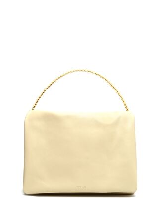 Neous Kadın Krem Deri El Çantası Bej EU