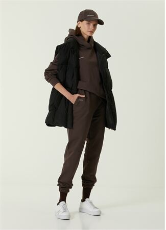 Academia Kadın Kahverengi Jersey Pantolon S