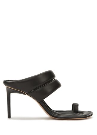 Jacquemus Kadın Siyah Deri Terlik 37 EU