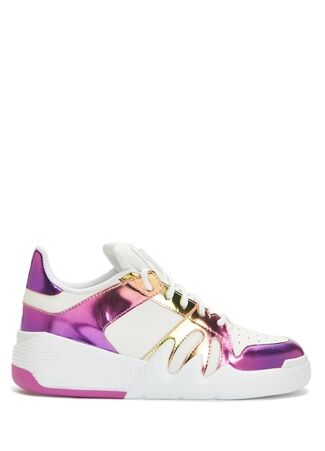 Giuseppe Zanotti Kadın Talon Beyaz Mor Deri Sneaker 38 Eu Giuseppe Zanotti Kadın Talon Beyaz Mor Deri Sneaker 38 Eu