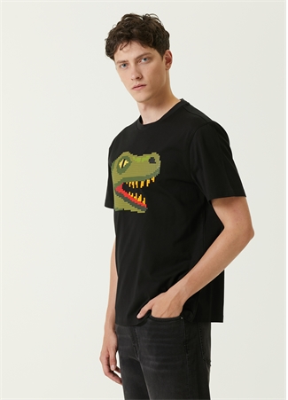 8-Bit by Mhrs Erkek Siyah Figür Detaylı T-shirt XS EU 8-Bit by Mhrs Erkek Siyah Figür Detaylı T-shirt XS EU