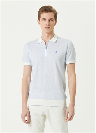 Beymen Club Erkek Mavi Polo Yaka Armürlü Kısa Kollu Triko S Beymen Club Erkek Mavi Polo Yaka Armürlü Kısa Kollu Triko S