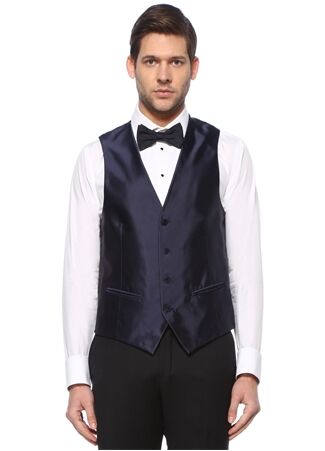 Palzileri Lab Erkek Lacivert İpek Yelek 50 IT