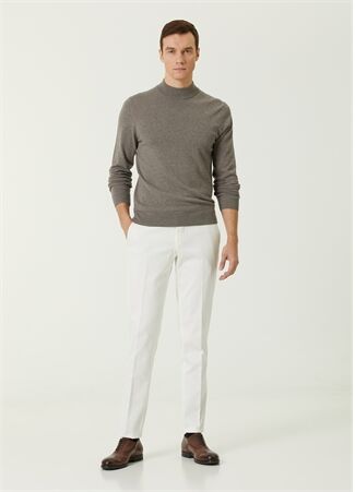 Pal Zileri Erkek Beyaz Pantolon 50 IT