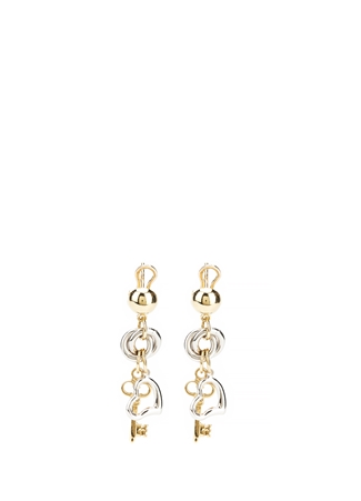 Collection Kadın Sembol Sallantılı Altın Rengi Küpe EU