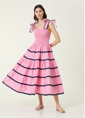 Flora Sardalos Kadın Elbise Pembe Eu