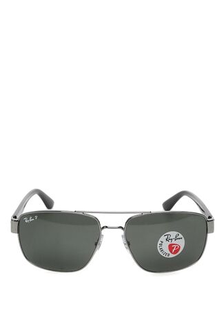 Ray-Ban Erkek Gunmetal Güneş Gözlüğü Gri 60 EU