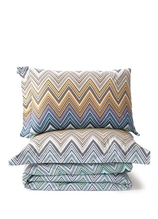 Missoni Home Trevor Desenli Çift Kişilik Nevresim Takımı Çok Renkli