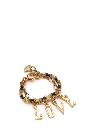 Mon Reve Kadın Lovelingly Altın Rengi Kaplama Bileklik EU