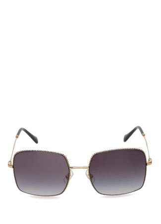 Miu Kadın Gold Kare Formlu Güneş Gözlüğü Altın Rengi 56 EU