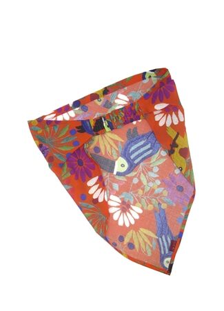 Gaios Design Kadın Colorblocked Karışık Desenli İpek Bandana EU Gaios Design Kadın Colorblocked Karışık Desenli İpek Bandana EU