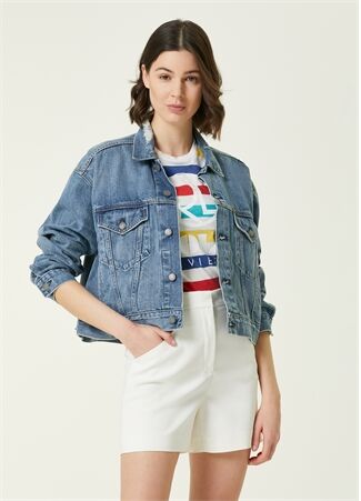 Polo Ralph Lauren Kadın Mavi Jean Ceket L Eu Polo Ralph Lauren Kadın Mavi Jean Ceket L Eu