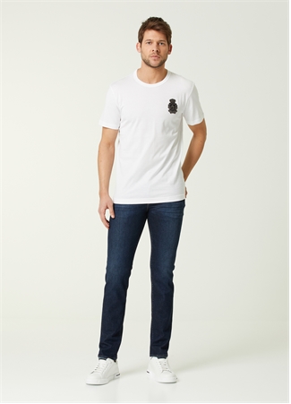 Dolce&Gabbana Erkek Lacivert Normal Bel Dar Paça Jean Pantolon 44 IT Dolce&Gabbana Erkek Lacivert Normal Bel Dar Paça Jean Pantolon 44 IT