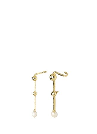 Alican Icoz Kadın You And Me Altın Rengi Kaplama Küpe EU