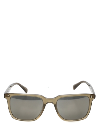 Oliver Peoples Erkek Vizon Dikdörtgen Formlu Güneş Gözlüğü Bej 50 EU Oliver Peoples Erkek Vizon Dikdörtgen Formlu Güneş Gözlüğü Bej 50 EU