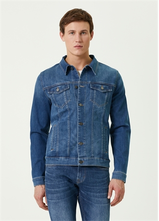 7 For All Mankind Erkek Mavi Denim Ceket S EU 7 For All Mankind Erkek Mavi Denim Ceket S EU