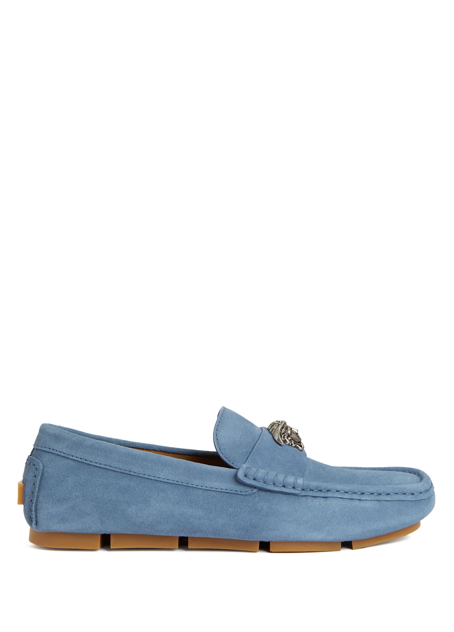 Blue Versace Blue Men Blue Men's Suede Driver 1760281 | Beymen