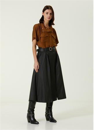 Network Kadın Regular Fit Siyah Midi Etek 38 Eu Network Kadın Regular Fit Siyah Midi Etek 38 Eu